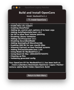 Building OCLP Alpha for macOS Ventura - MacMeUp